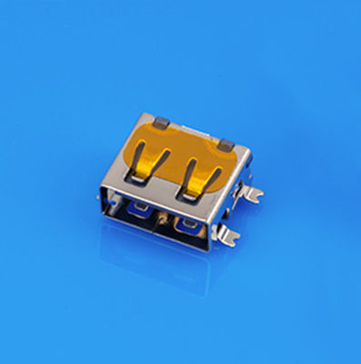 Female LCP Housing PCB Mount USB Connectors USB Type A PCB Connector ...